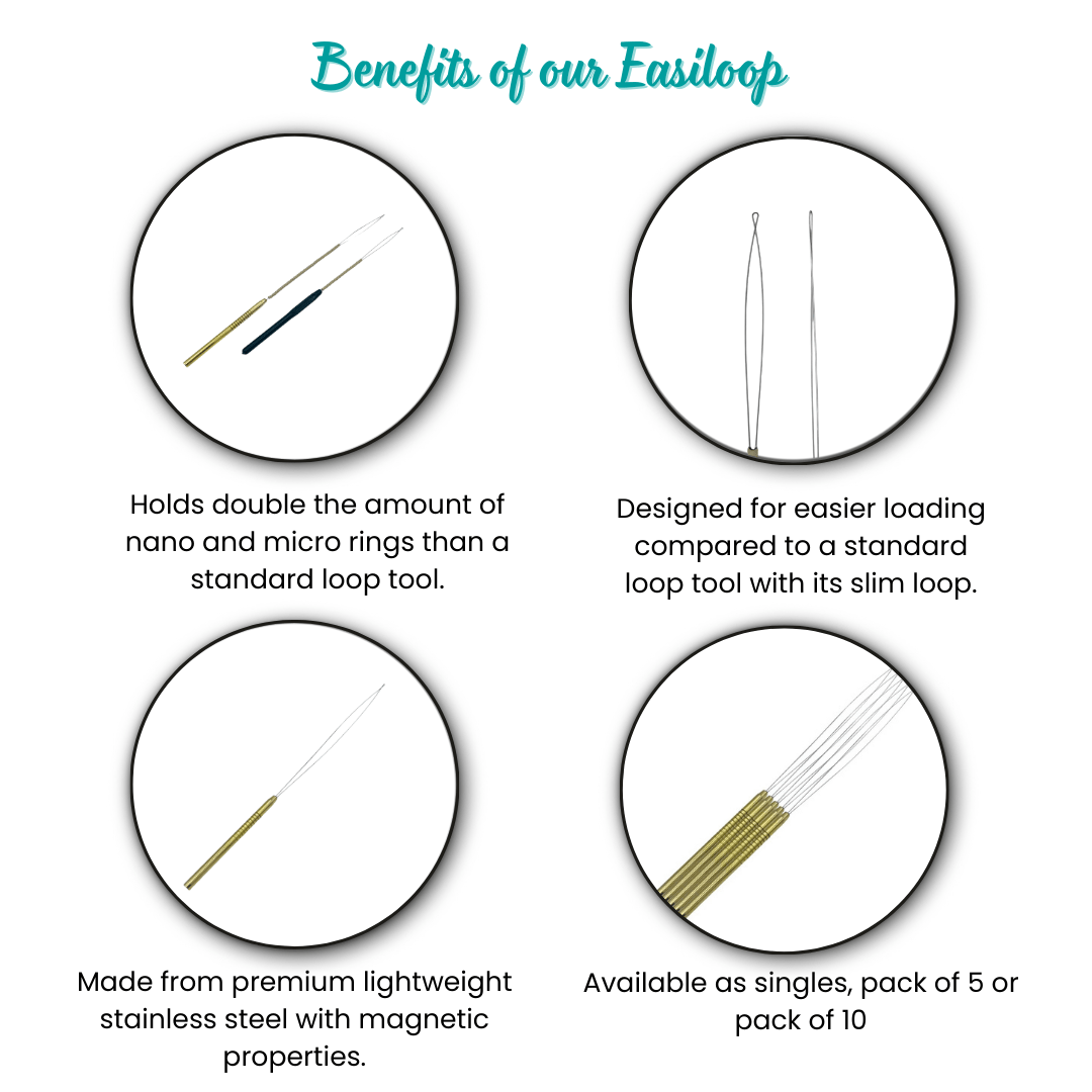 Hair Loop Tool for Micro Bead Extensions | Hair Made Easi