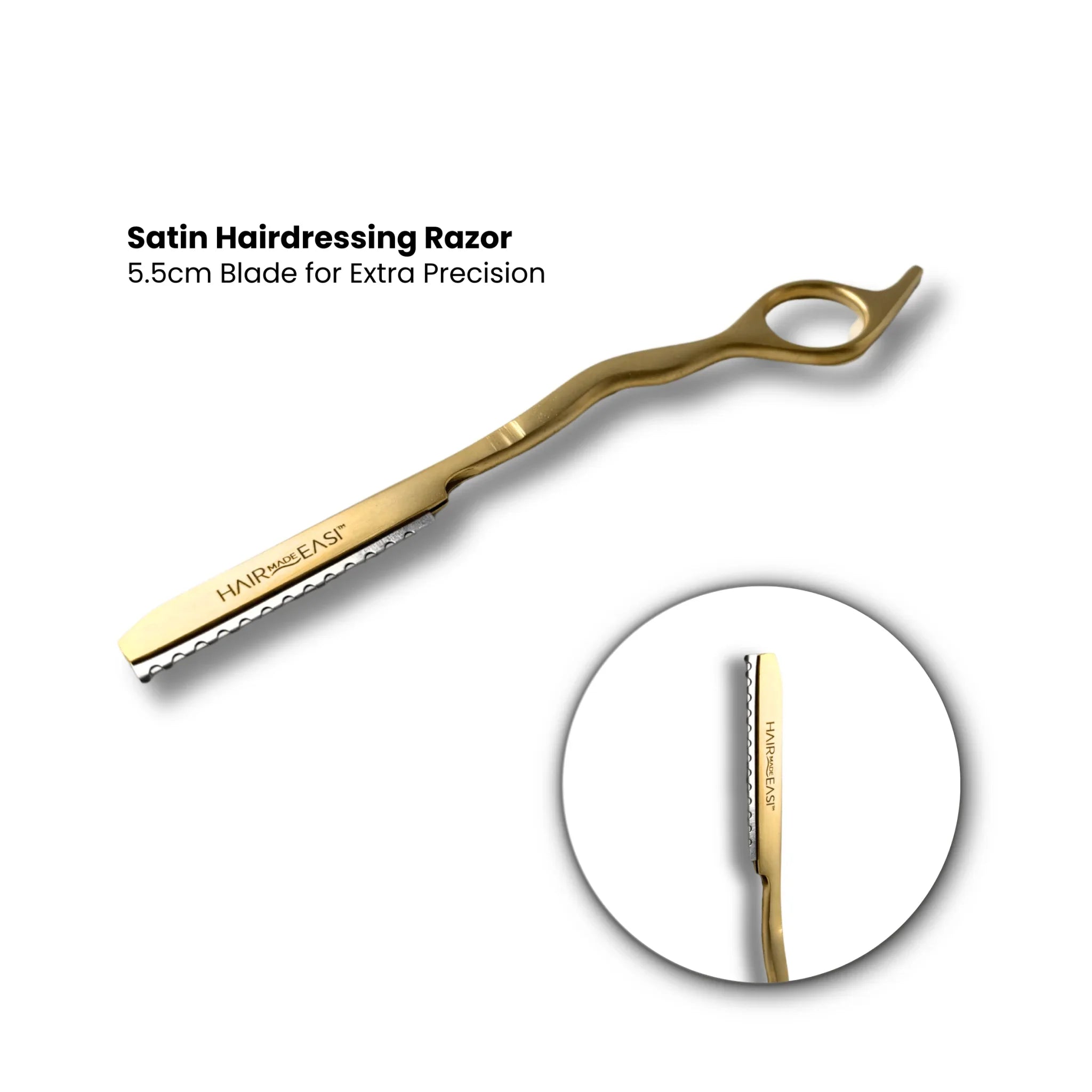 Gold Hairdressing Razor | Buy Online at Hair Made Easi