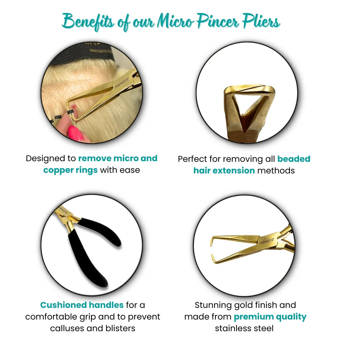 Micro Ring Pliers for Hair Extensions | Buy Online Today – Hair Made Easi