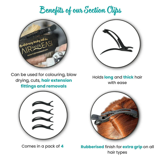 Hair Sectioning Clips | Hair Made Easi