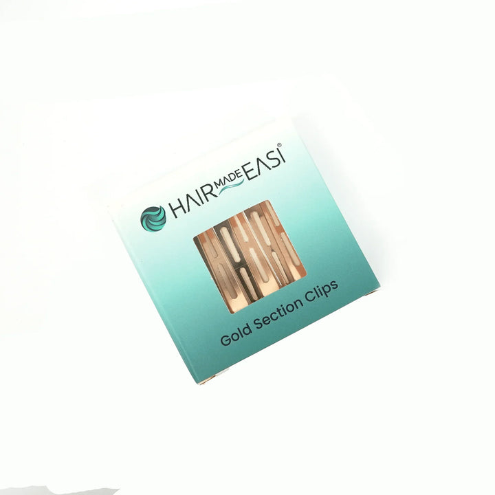 Small Gold Section Clips – Hair Made Easi