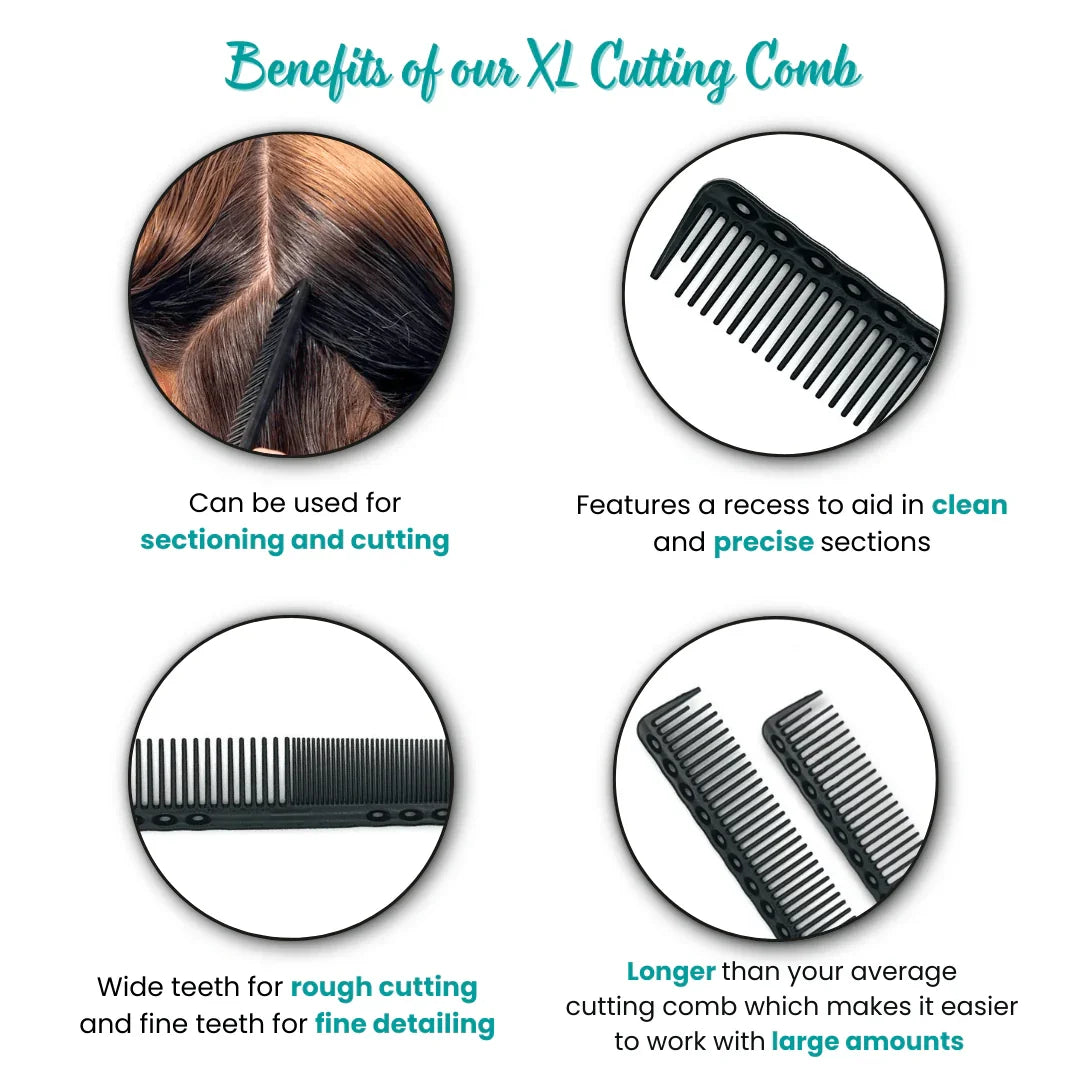 XL Cutting Comb - Perfect for Sectioning and Cutting – Hair Made Easi