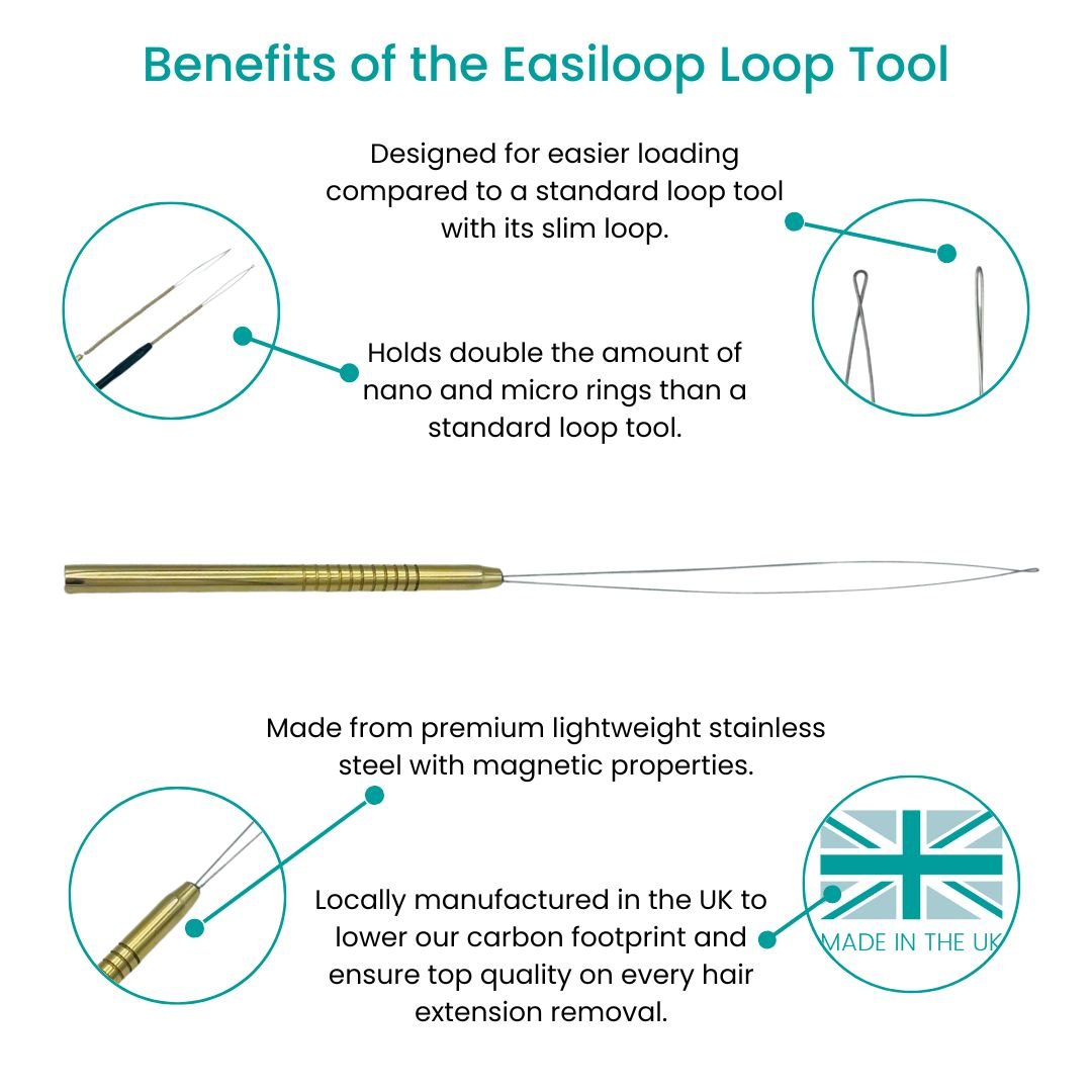 Hair Loop Tool for Micro Bead Extensions | Hair Made Easi